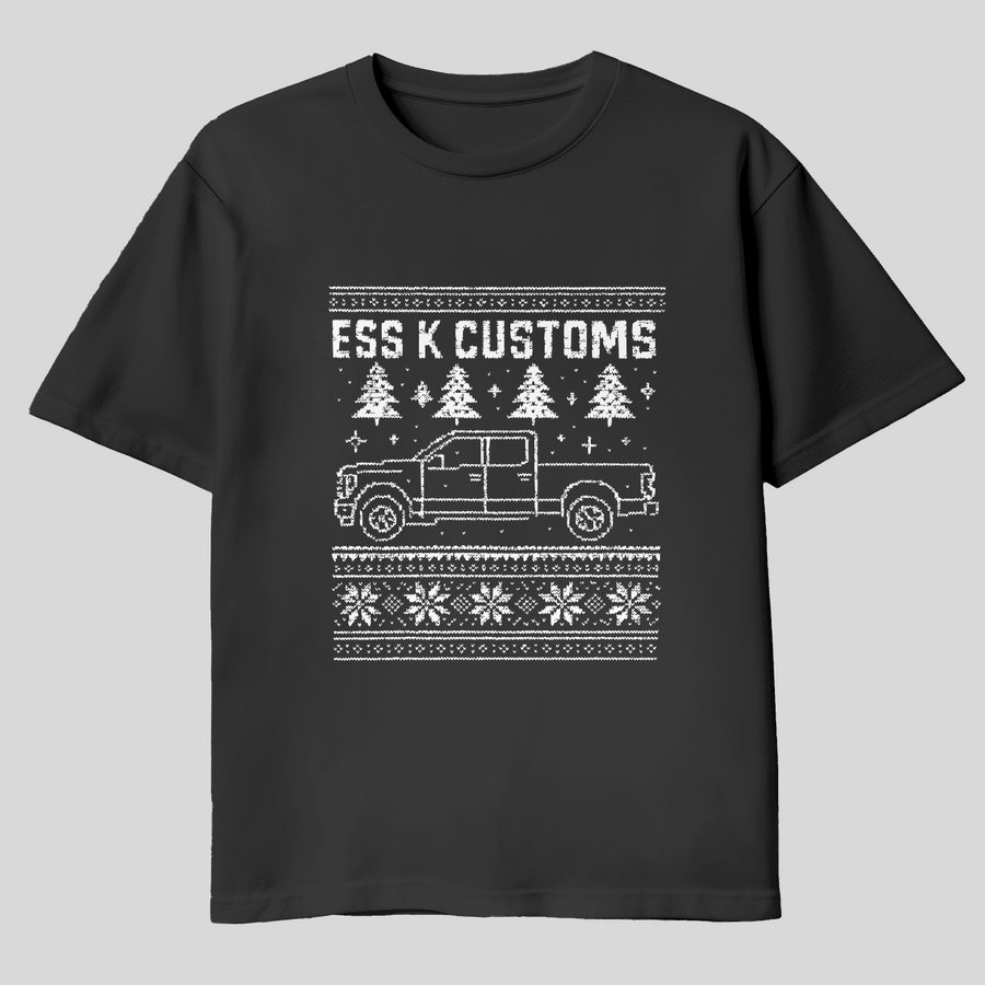 Ess K Customs - Limited Edition Christmas Tee - Black